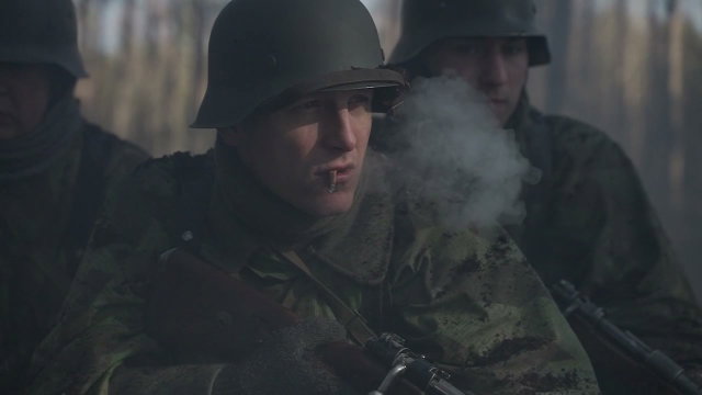 World War II Soldier in Tank on Dirt Road • Stock Video on Uppbeat