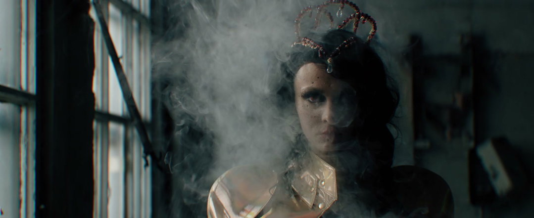 Mystical Woman Turning Head in Shadow • Stock Video on Uppbeat