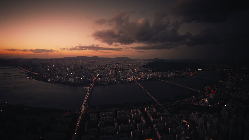 Twilight Cityscape Skyline • Stock Video on Uppbeat