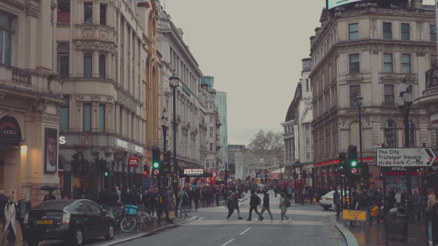 London Residential Street with Double-Decker Bus • Stock Video on Uppbeat