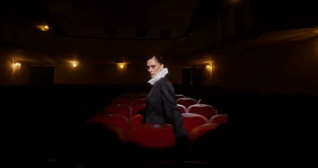 Singer Performing on Stage in a Theater • Stock Video on Uppbeat